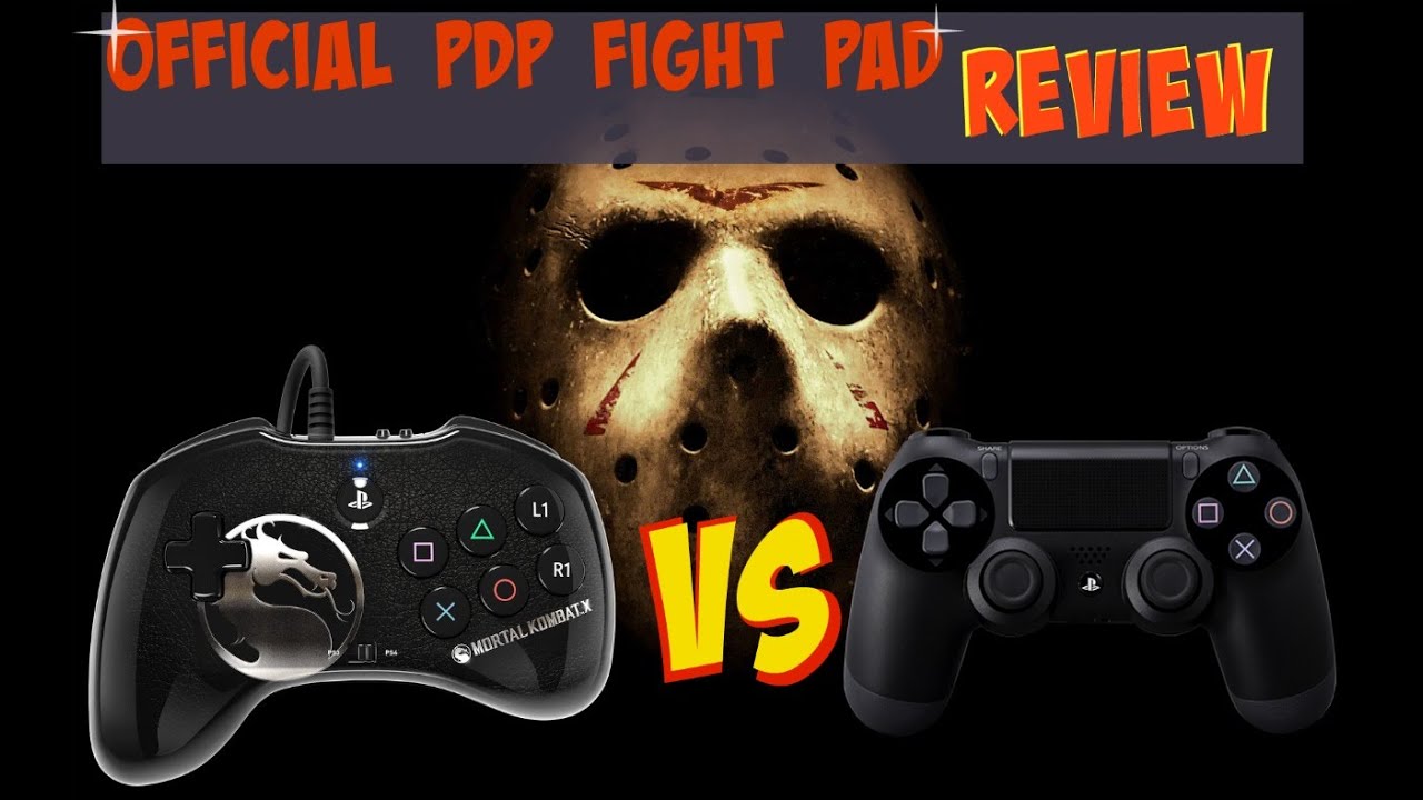 PDP MORTAL KOMBAT X FIGHT PAD vs PLAYSTATION 4 CONTROLLER - YouTube