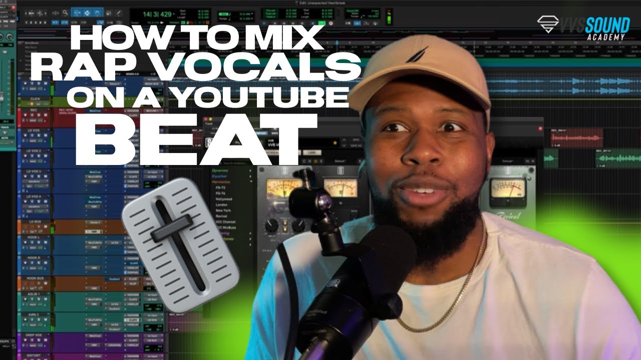 How to Mix Perfect Rap Vocals on a 2-Track Beat! Pro Tools Mixing ...
