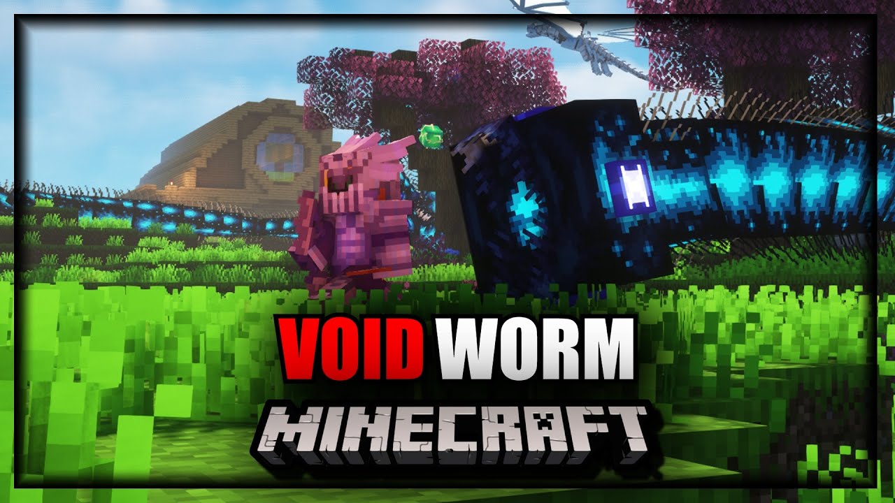 My Minecraft SMP VS 30+ Void Worms... - YouTube
