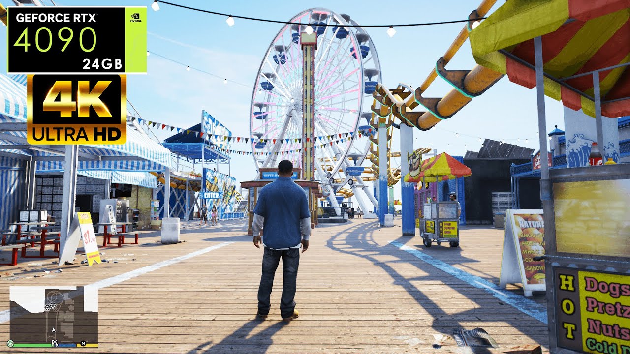 Gta 5 Ultra Realistic Graphics Gameplay 4K - YouTube