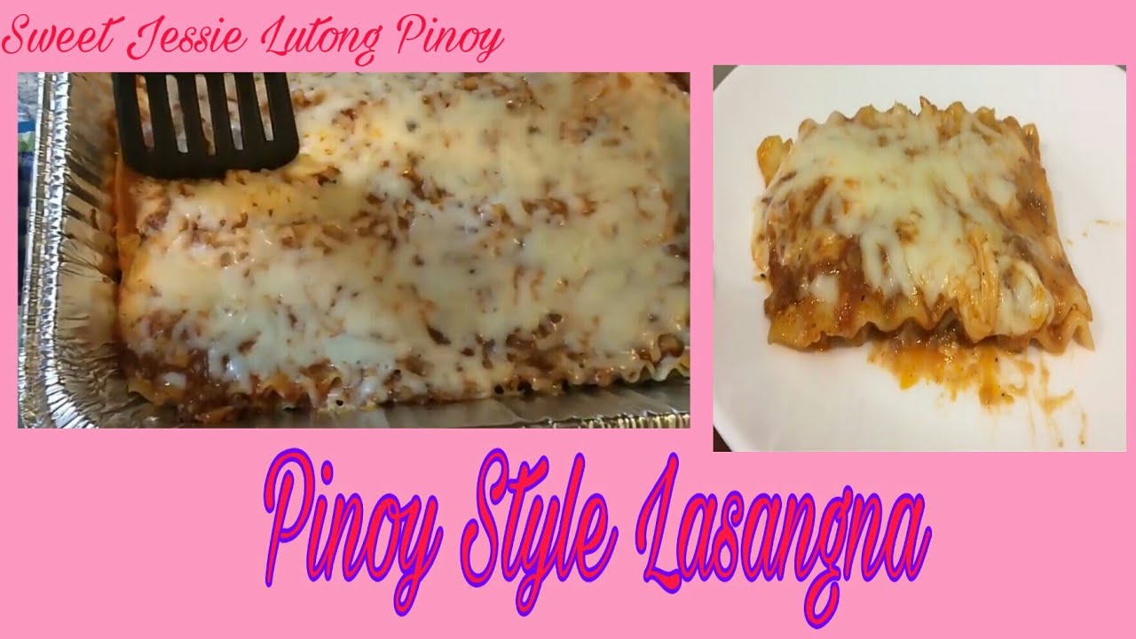 Easy Pinoy Style Lasagna - YouTube