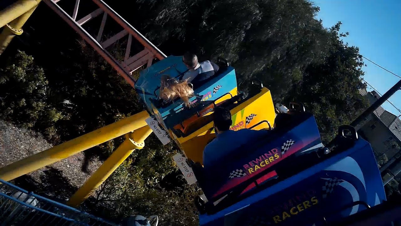 Rewind Racers Roller Coaster Onboard Back POV Adventure City Hobby City ...