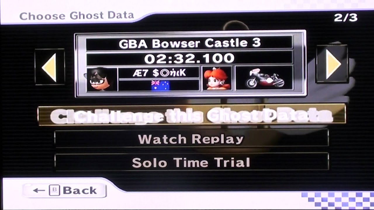 My GBA BC3 record 02:32.100 - YouTube