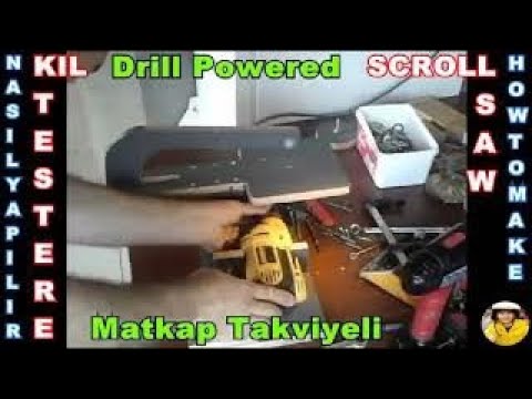 Kıl testere makinesi nasıl yapılır ? Ahşap kıl testere makinesi.