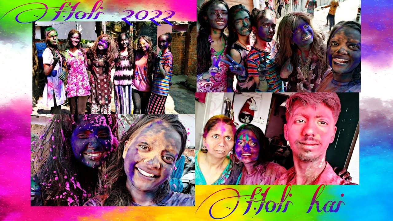 Pakke Rang se Holi 😨 kheli | Bindaas khushi | Khushi nagar - YouTube
