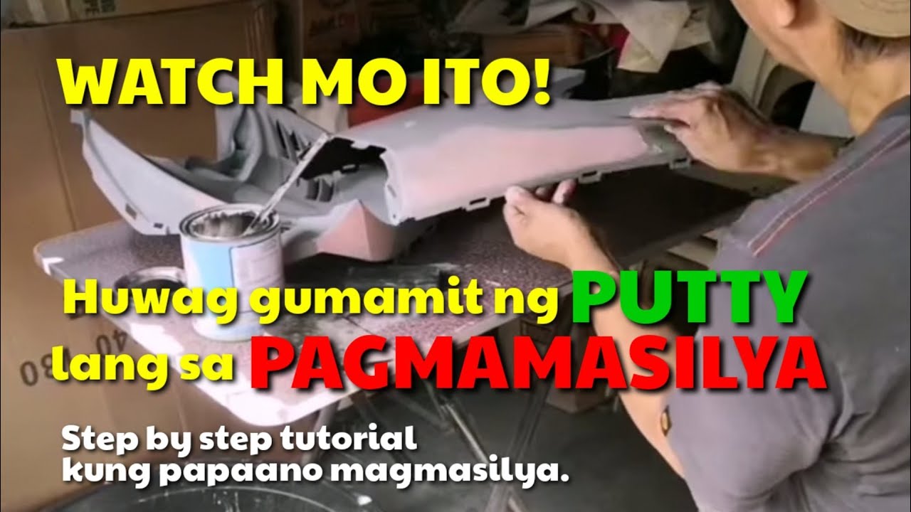 ANONG MASILYA ANG DAPAT GAMITIN SA PLASTIC FAIRINGS AT PAANO MAGMASILYA ...