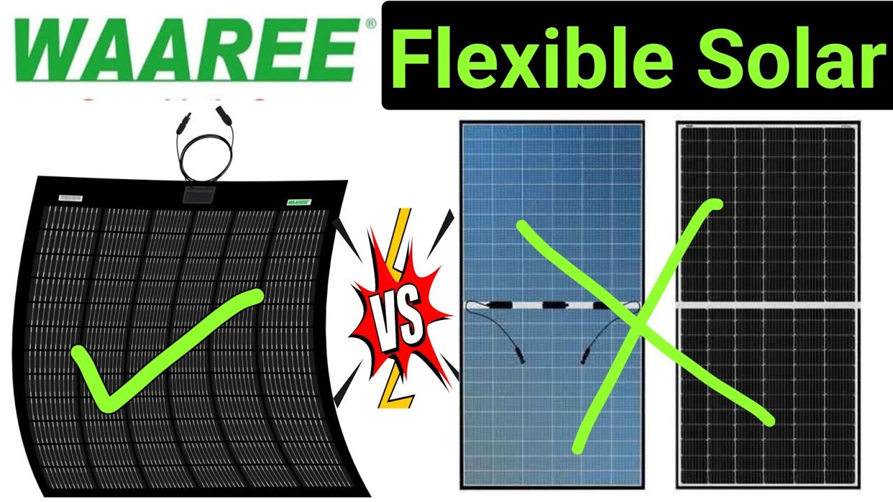 Waaree Flexible Solar Panel कम Panel में अधिक बीजली पाओ Full Review 😱😱 ...