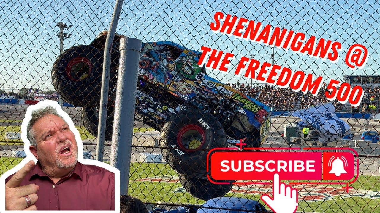 Behind the Scenes early footage at the Freedom 500 - YouTube