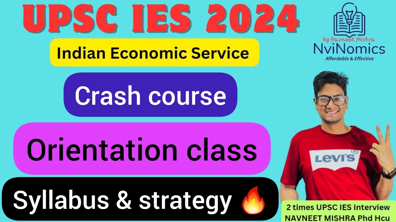 UPSC IES (Indian economic service) 2024 Syllabus and Exam Pattern ...