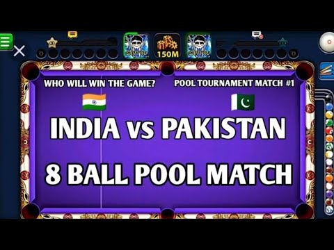 8 ball pool player new video game Pakistan VS India challenge Pakistani ...