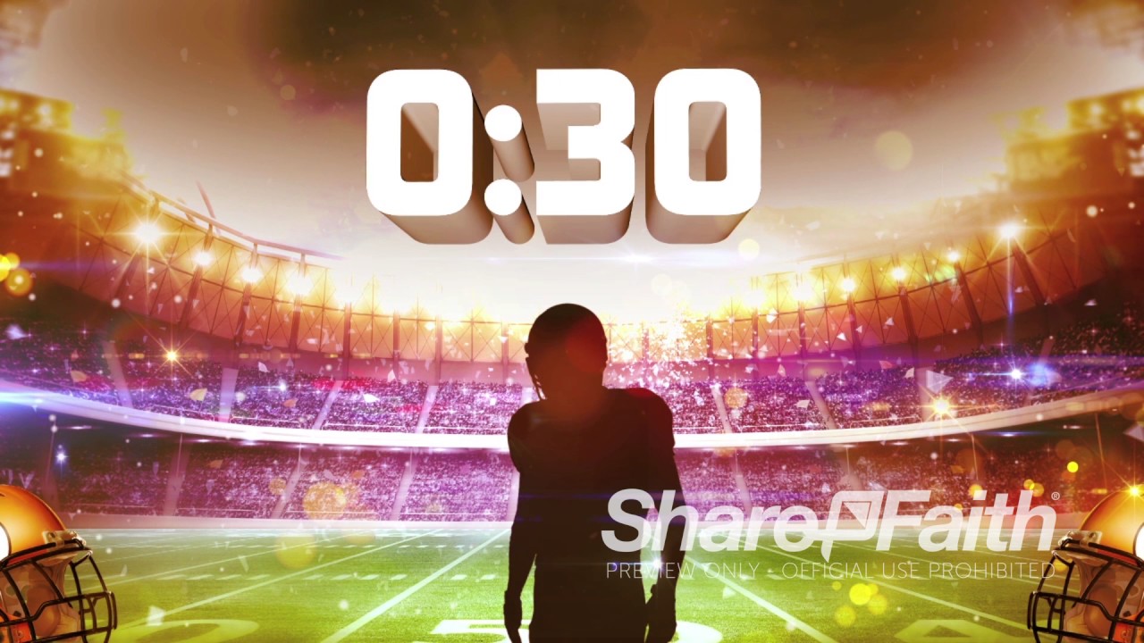 Super Sunday: Football One Minute Countdown Timer - YouTube