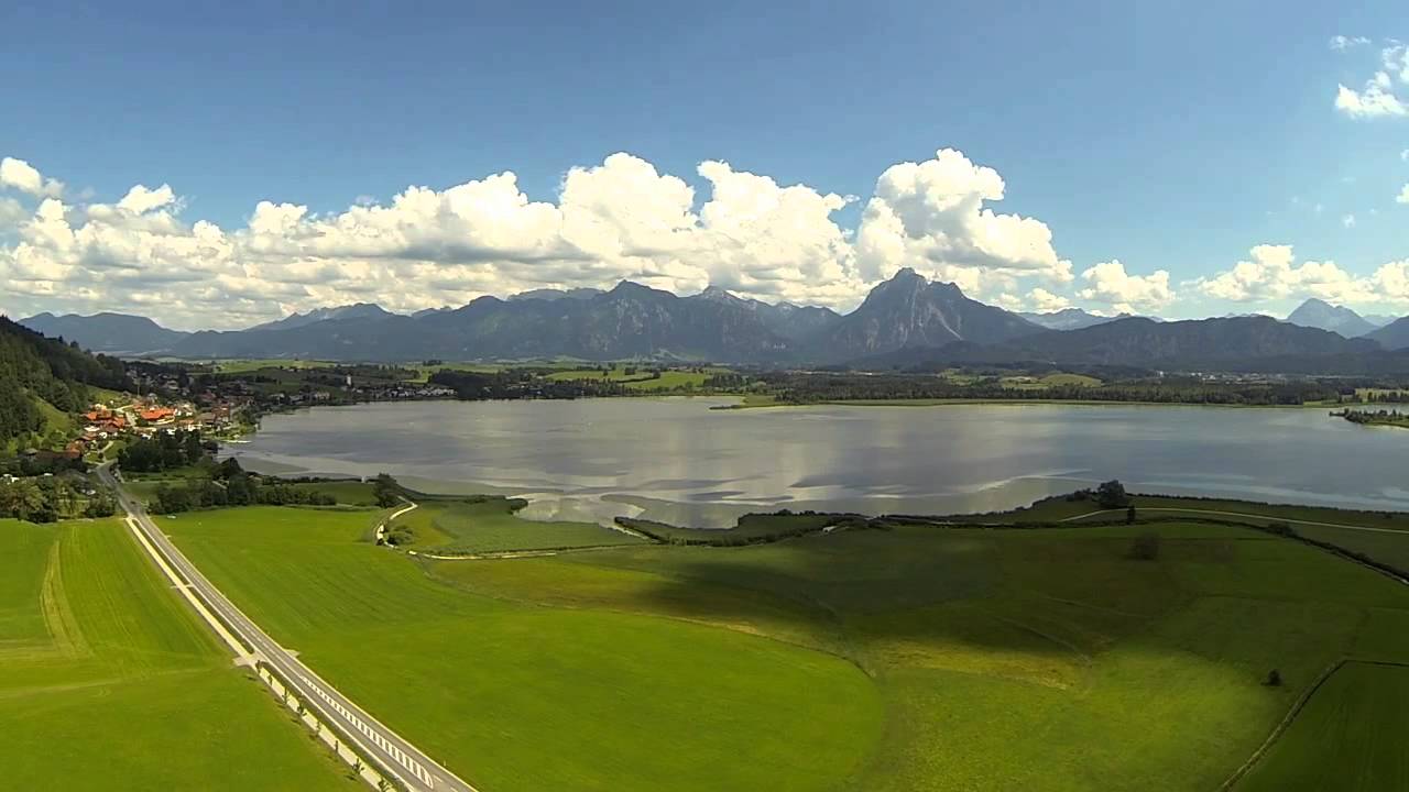 Am Hopfensee bei Füssen - YouTube