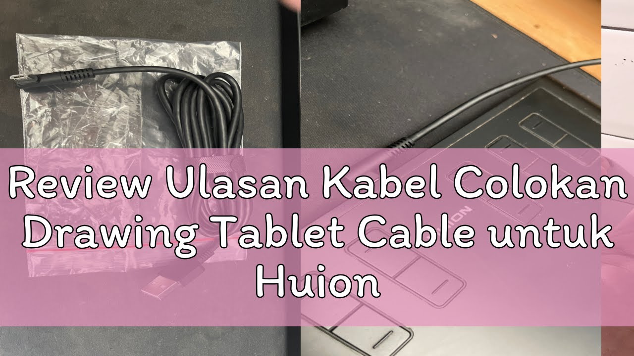 Review Ulasan Kabel Colokan Drawing Tablet Cable untuk Huion / Wacom ...