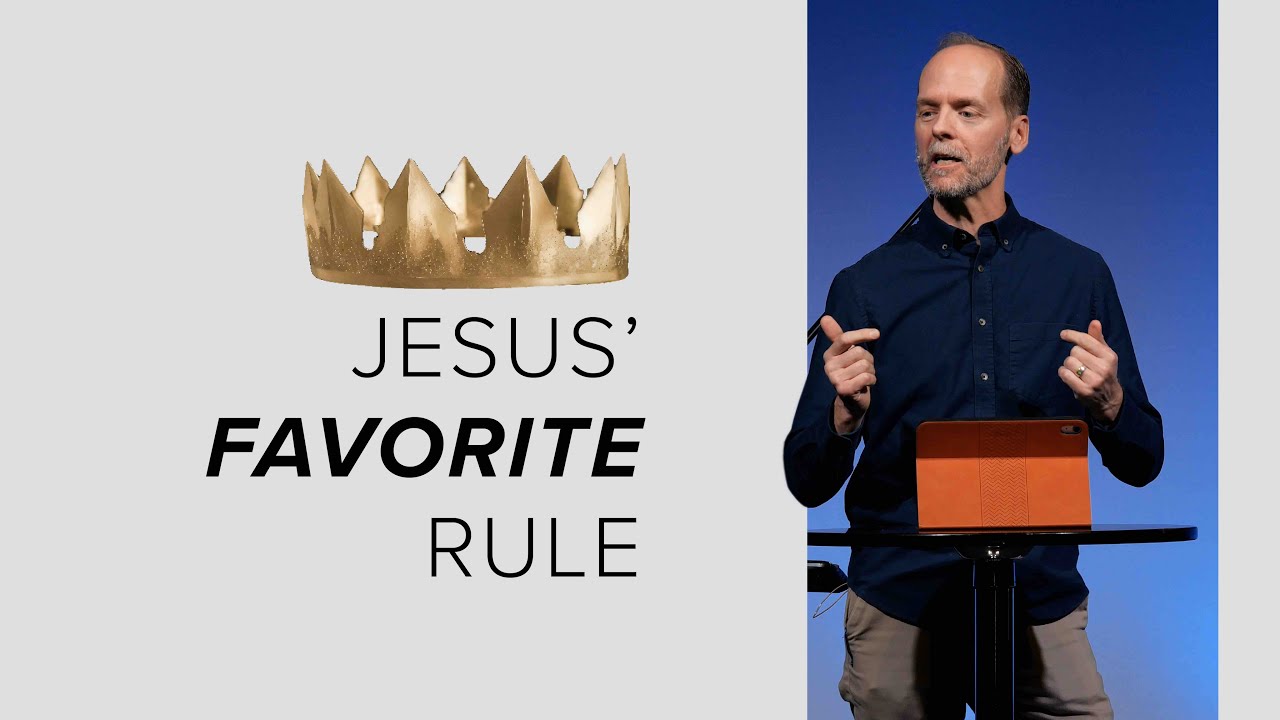 Jesus' Favorite Rule | Matthew 22:34-40 - YouTube