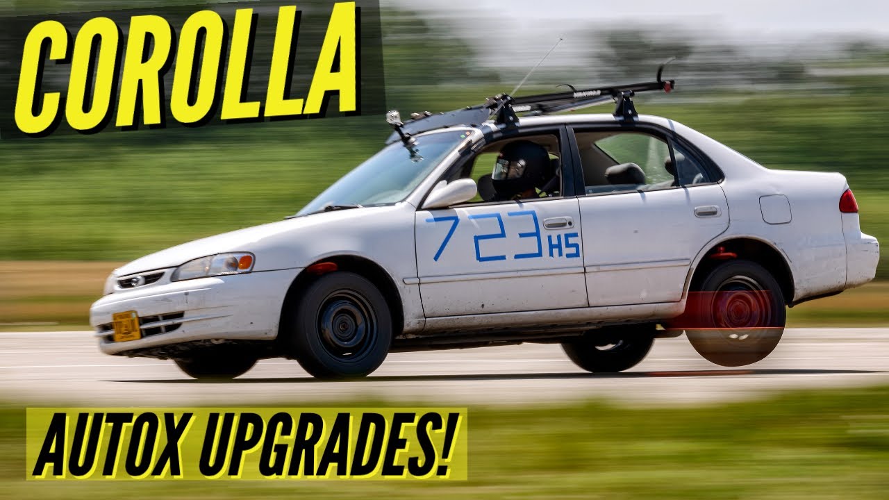 Budget Corolla Autocross / Track Build | Improving FWD car handling ...