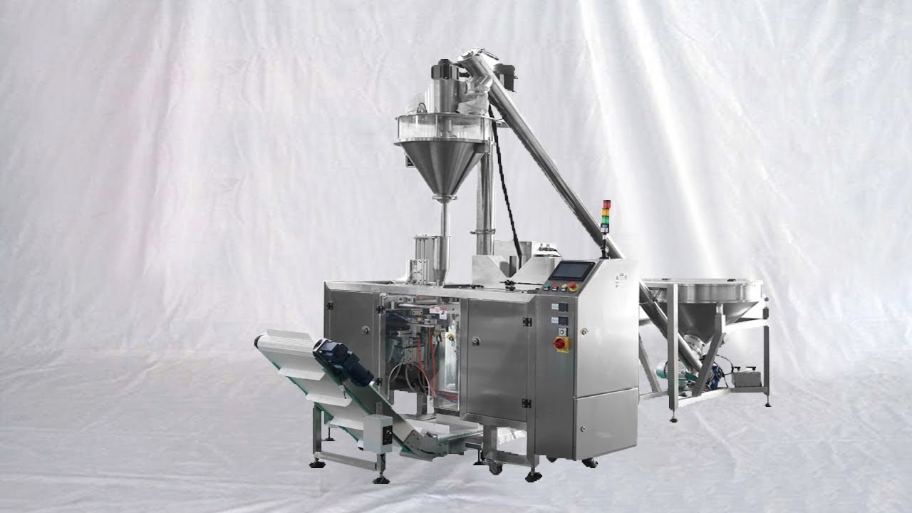 Premade doypack filling sealing machine single station pouch feeding ...