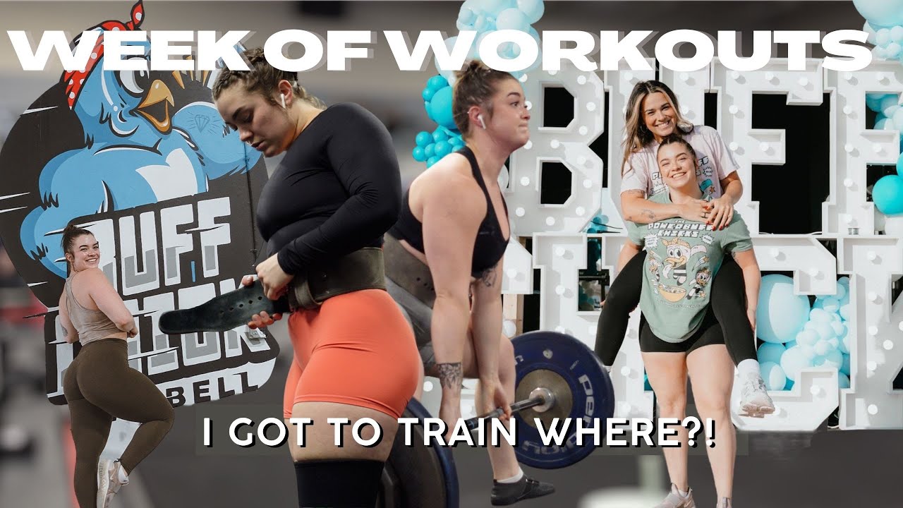 TRAIN WITH ME | OFFSEASON WK 2 | I got to train with the Buff Chick Team! - YouTube