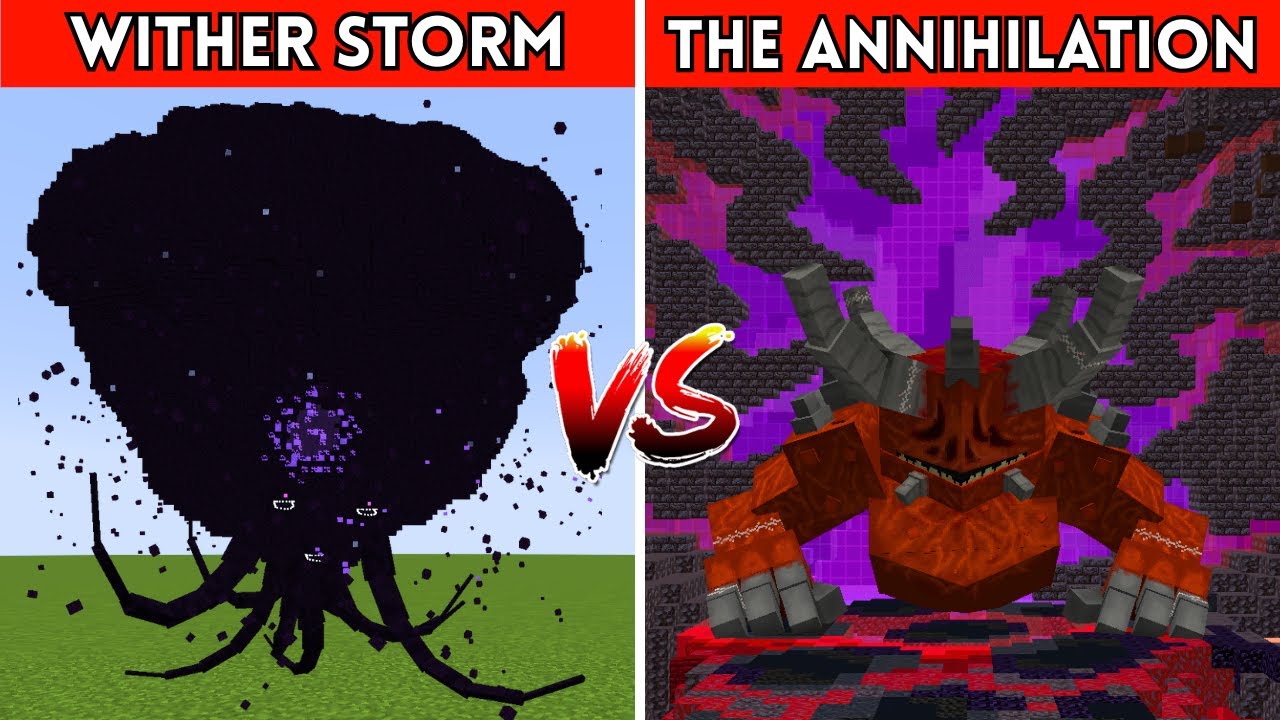 The ANNIHILATION vs Cracker's Wither Storm Mod || Minecraft Mod!! - YouTube
