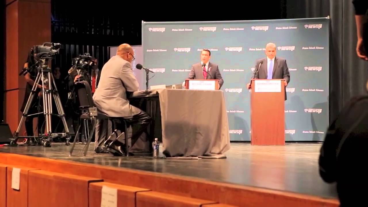 Supporters react to debate between Michael Grimm and Domenic Recchia ...
