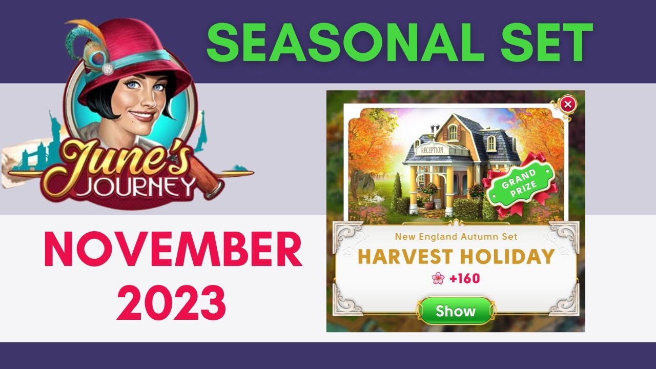 June’s Journey Seasonal Set November 2023 | New England Autumn Set ...