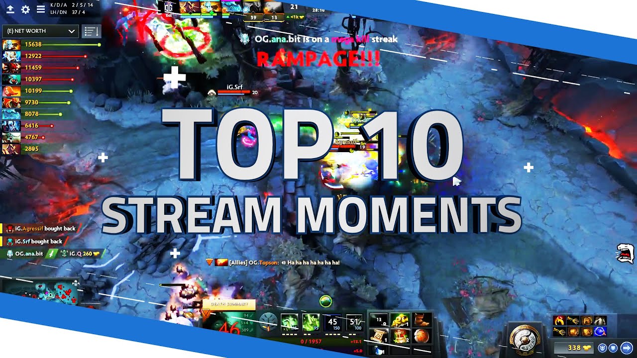[Dota 2] Top 10 Stream Moments #3 "Rampages" - YouTube