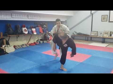 Mawashi Geri-Uchiro Geri Chudan No Kamae. - YouTube