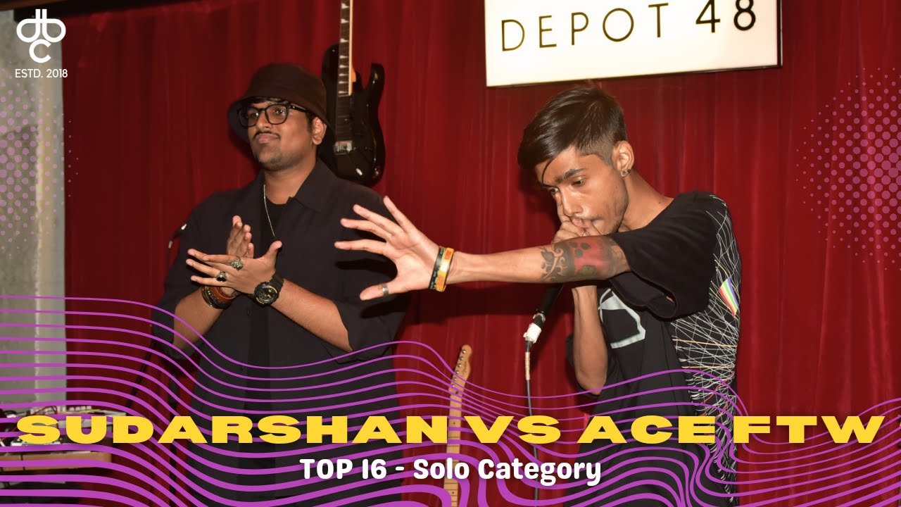 SUDARSHAN VS ACE FTW | TOP 16 - Solo Category | DELHI BEATBOX CHAMPIONSHIP 2024 - YouTube