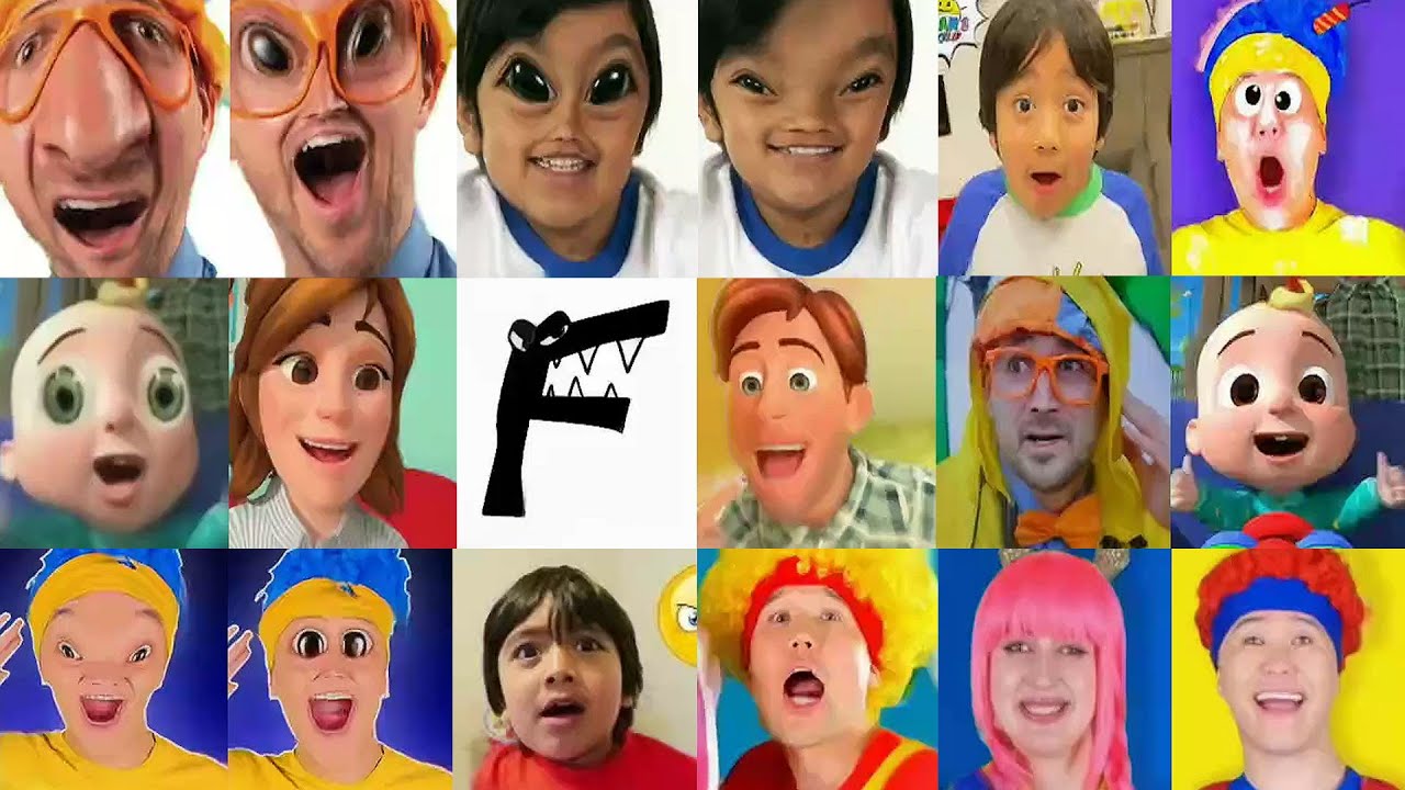 Blippi & Ryan’s World & Cocomelon & D Billions - KulikiTaka ti №24 ...