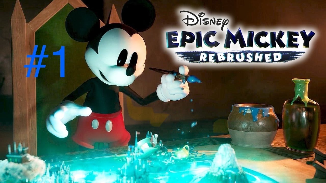 Epic Mickey: Rebrushed -Paint Path- Part 1 - YouTube