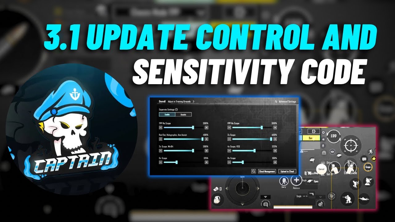 3.1 UPDATE STAR CAPTAIN CONTROL AND SENSITIVITY | STAR CAPTAIN SENSITIVITY CODE | GAYIH YT | # ...