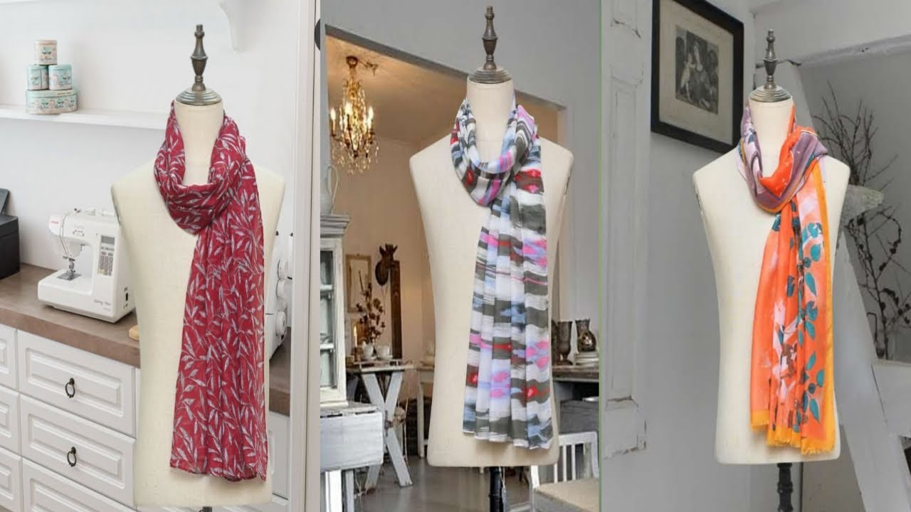 Stoller Scarf designs|Abaya's scarfs for girls - YouTube