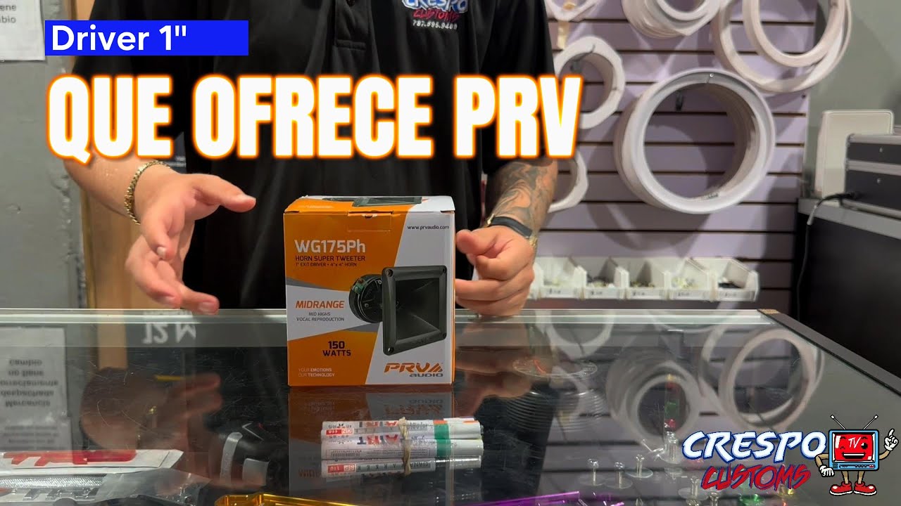 Diferentes Drivers De 1” Que Ofrece PRV - YouTube
