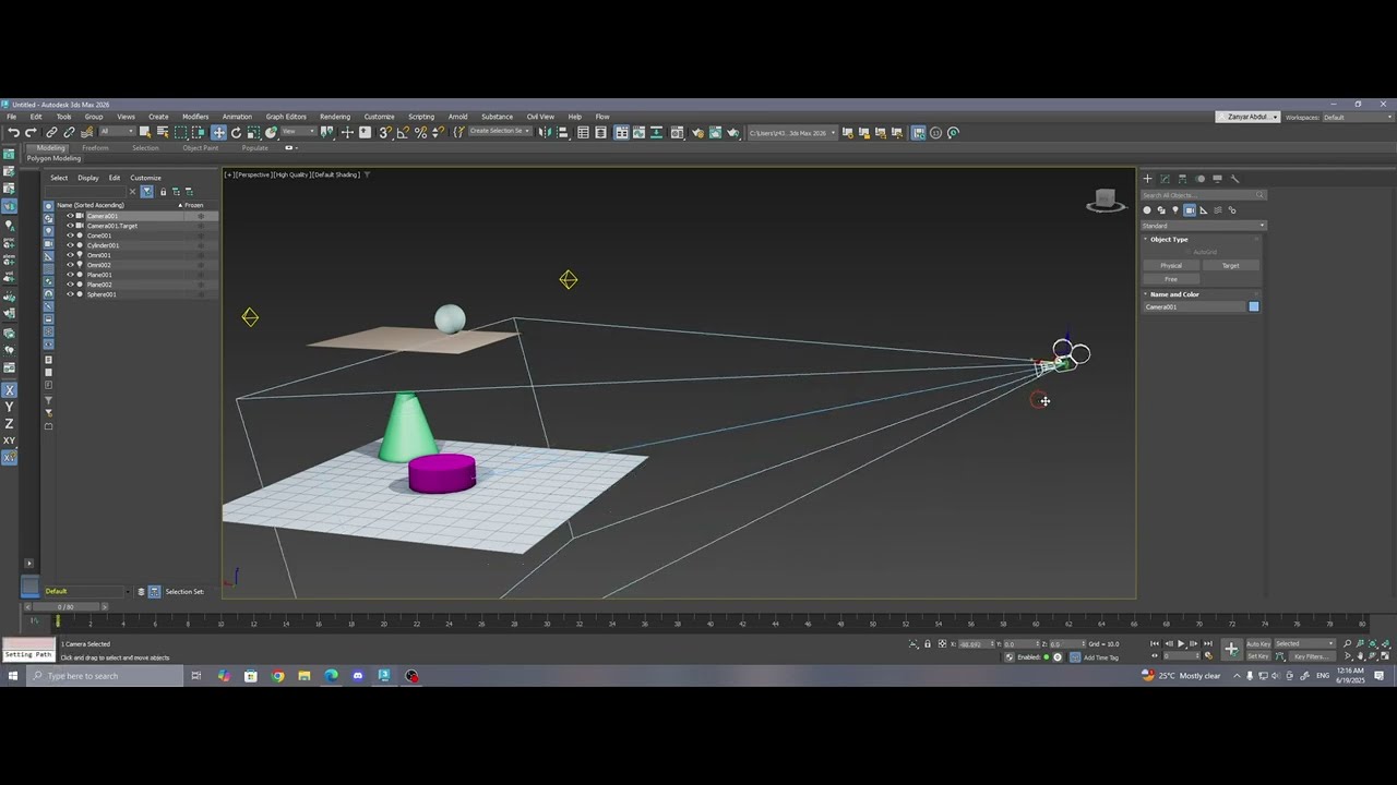 Simple Cloth Simulation using MassFX in 3ds Max for Beginners - YouTube