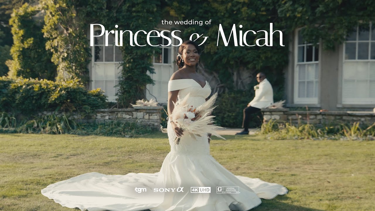 Princess & Micah || London White Wedding Film Highlight [4K] - YouTube