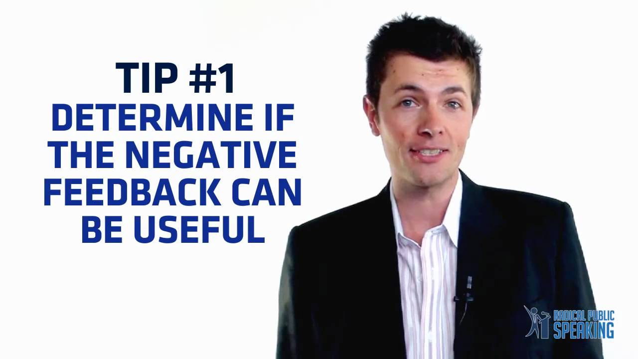 Dealing With Negative Feedback - Public Speaking & Presentation Skills ...
