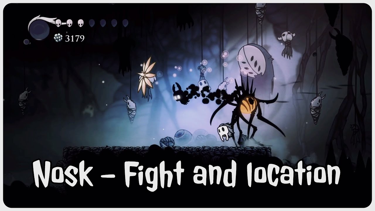 Hollow Knight - Nosk Boss Fight and Location (Spider boss) - YouTube