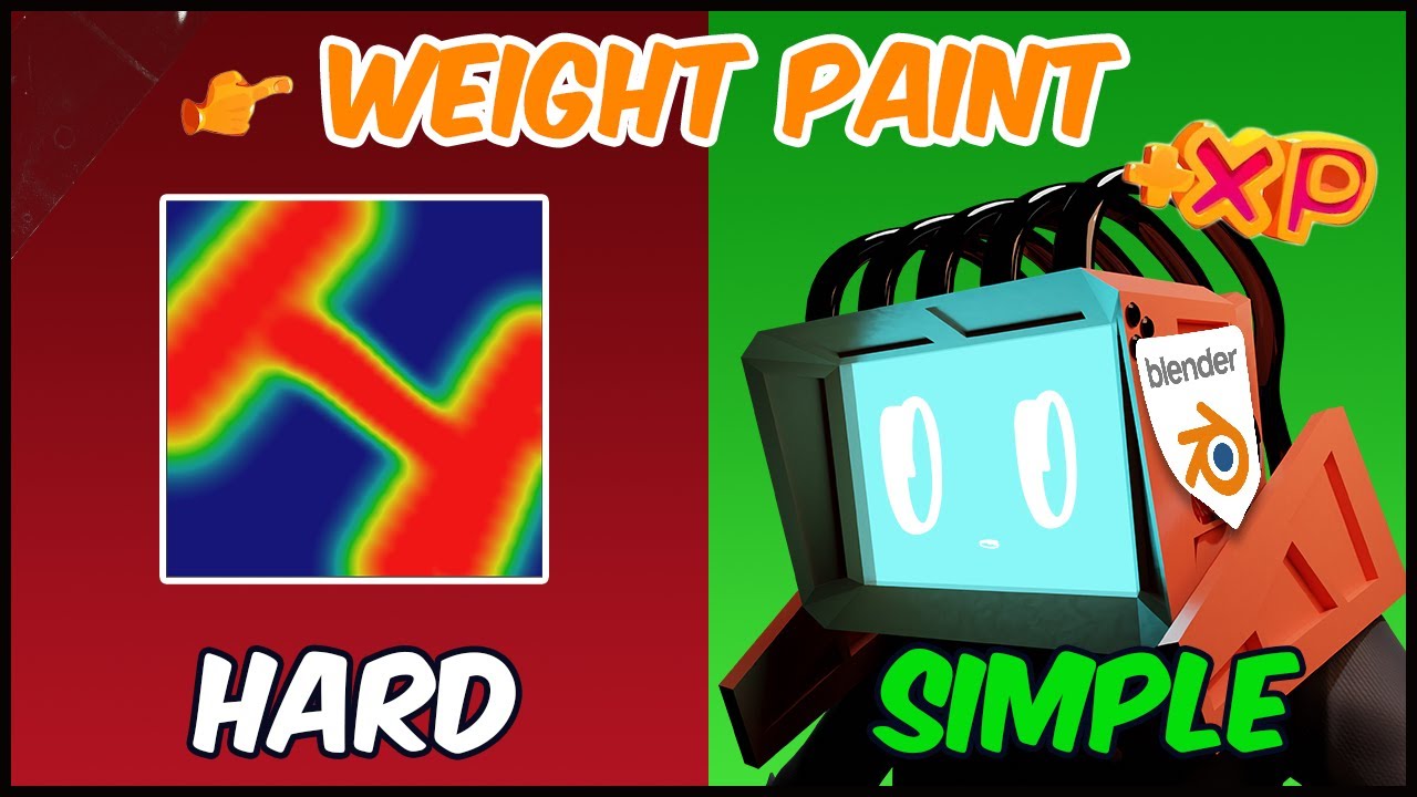 Blender Weight Painting Made Simple for Beginners - YouTube