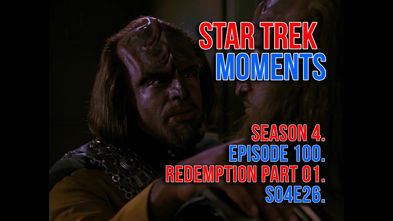 Star Trek Moments TNG - Redemption, Part 1 - S04E26 - Stardate - 44995. ...