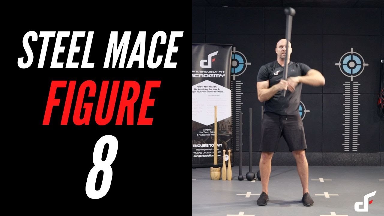 How To Perform The Steel Mace Figure 8 - YouTube