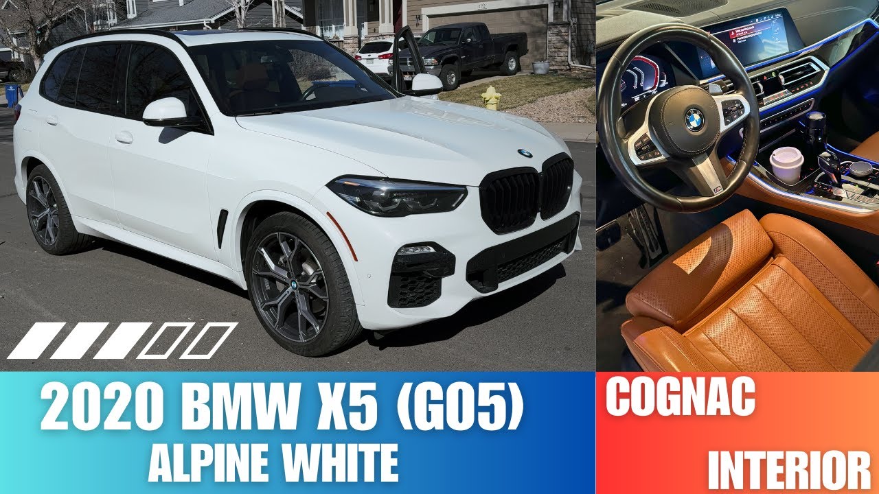 2020 Alpine White BMW X5 (G05) with Cognac Vernasca interior & 741M ...