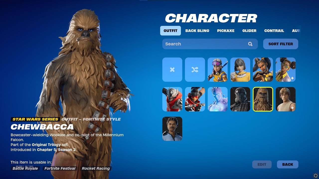 *NEW* 29.40 LEAKED SKINS & EMOTES! (Fortnite Chewbacca Skin, Star Wars ...