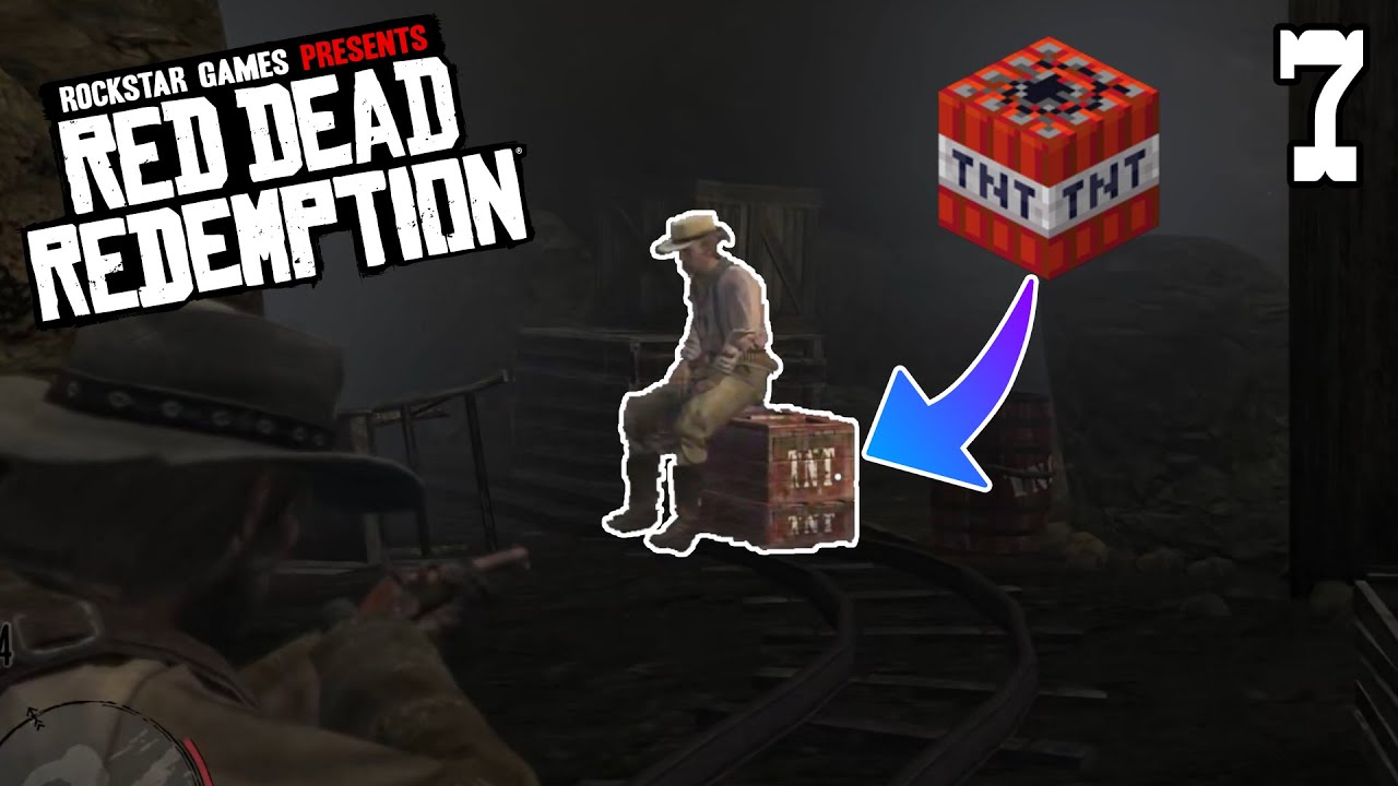 Sitting on TNT 😱 | Red Dead Redemption 1 [7] - YouTube