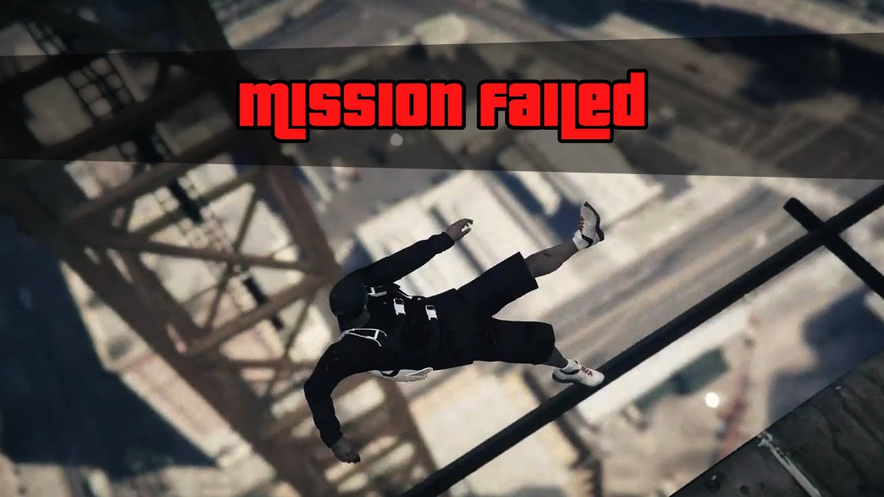 Funny mission failed - Mission 44 (GTA V) - YouTube