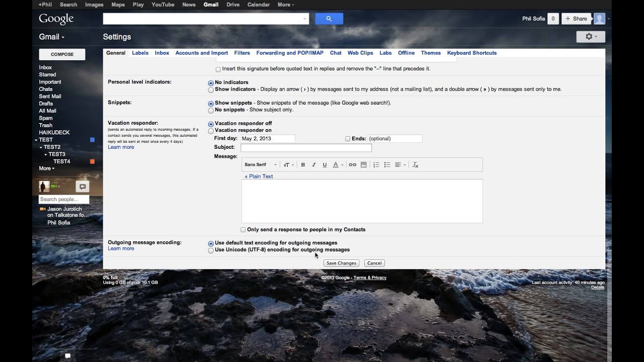 HOW TO TURN CONVERSATION VIEW ON OR OFF IN GMAIL - YouTube