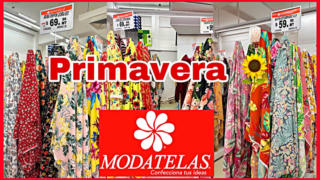 RECORRIDO POR MODATELAS, LLEGARON A TELAS PRIMAVERALES 🌸🌻 - YouTube