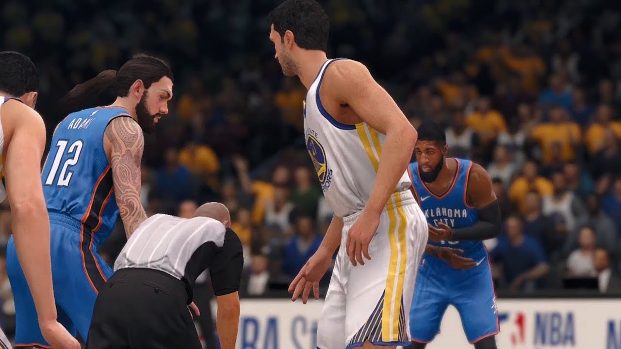 NBA Live 18 - Oklahoma City Thunder vs Golden State Warriors - Gameplay ...