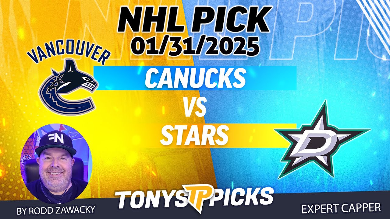 Vancouver Canucks vs Dallas Stars 1/31/25 NHL Pick Prediction - YouTube