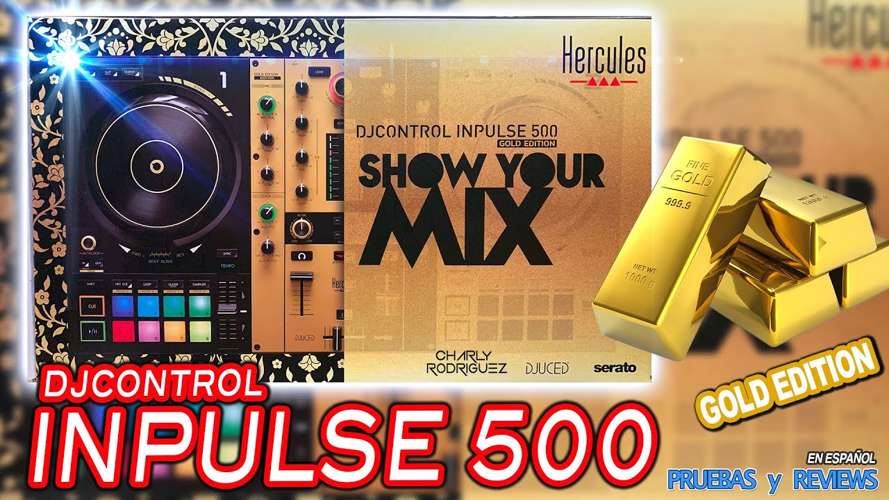 HERCULESDJ DJCONTROL INPULSE 500 GOLD EDITION "EDICION LIMITADA ...