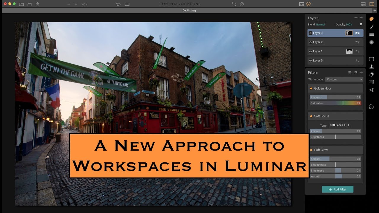 A New Approach to Workspaces in Luminar - YouTube