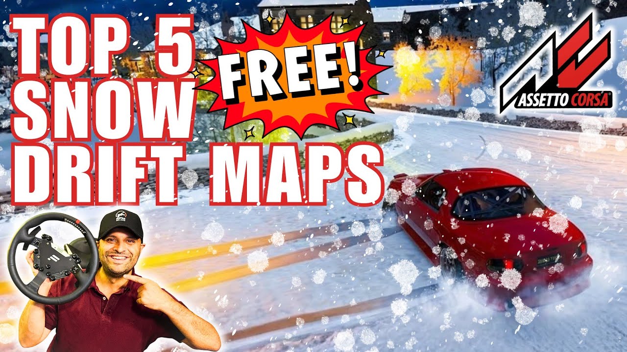 Top 5 FREE Snowy Drift Maps for Assetto Corsa (Winter Mod Showcase ...